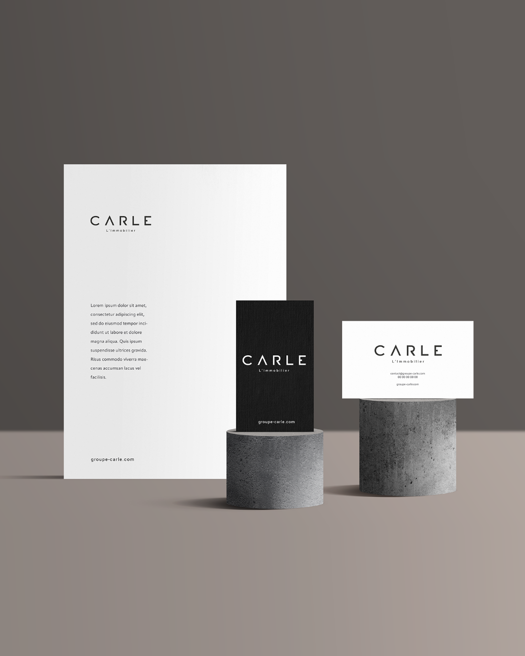 Refonte globale de l'identité graphique du Groupe Carle | Studio Pict